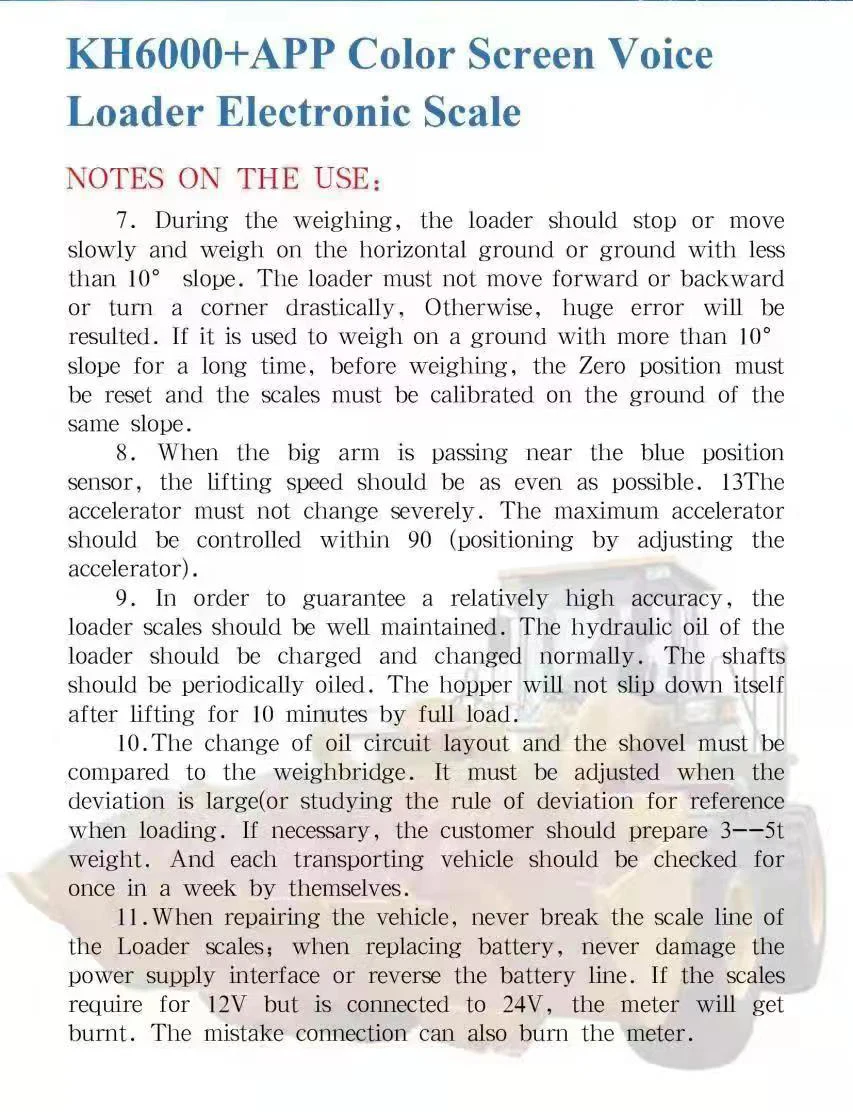 Front End Loader Hydraulic Scale System - Precision Weighing