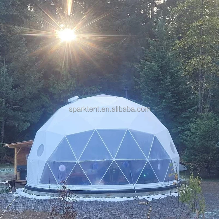 Waterproof Prefab House Resort Hotel Home 6m Dome Tents Winter Igloo ...