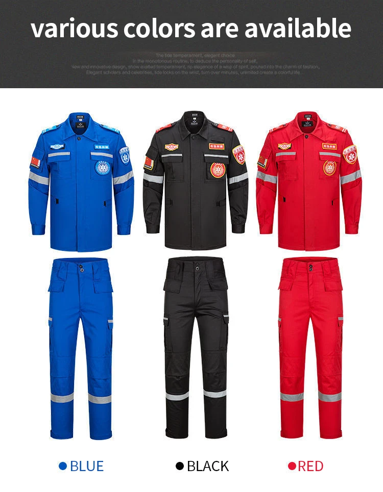 Outdoor Emergency Rescue Training Suit Fire Fighting Earthquake Rescue ...