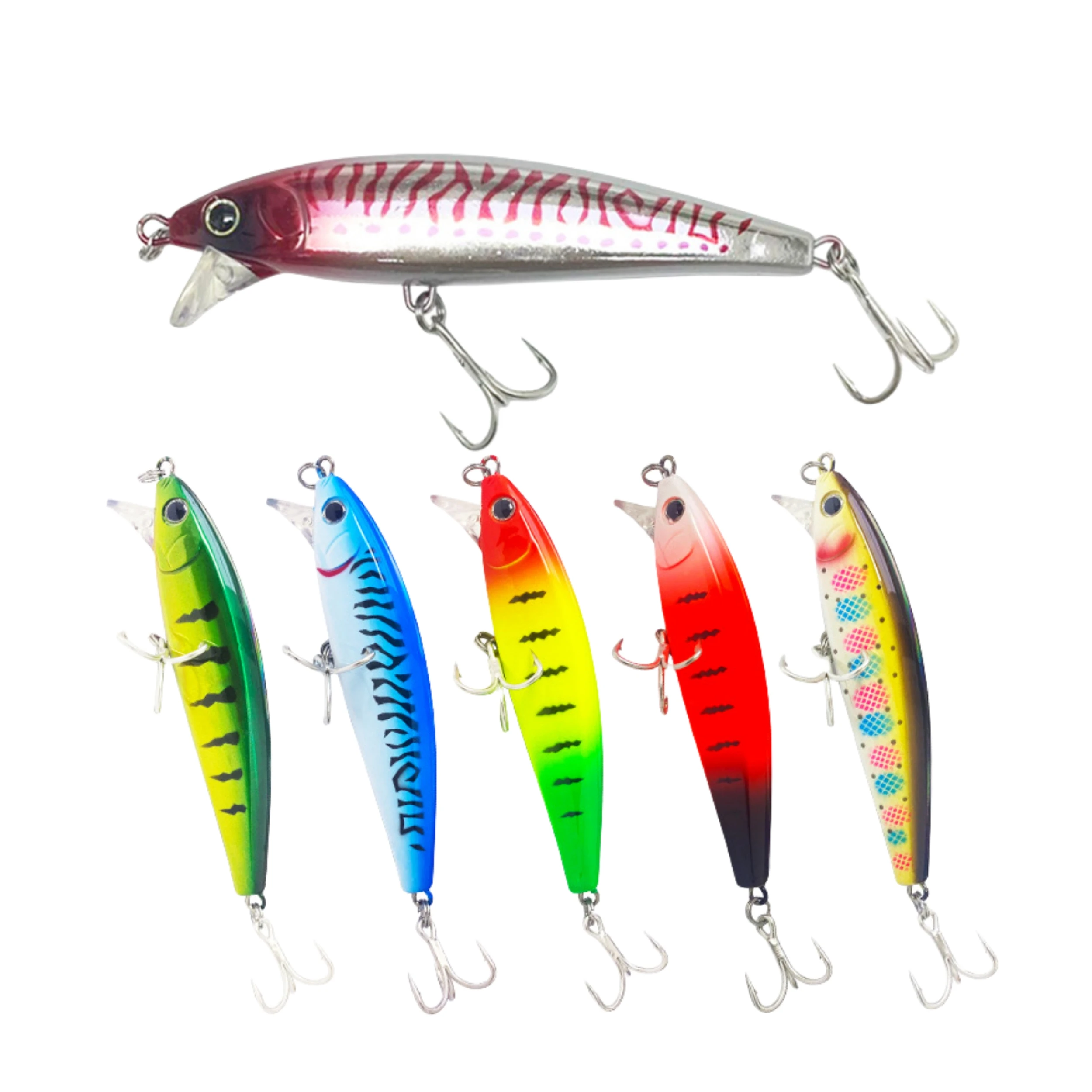 New Design Arrival 105mm 47g Saltwater Deep Diving Lure 3D Eyes Heavy ...