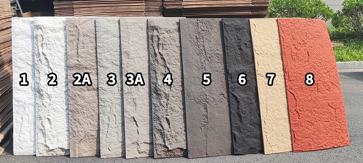 Outdoor Waterproof PU Culture Stone - 3D Decoration Panels