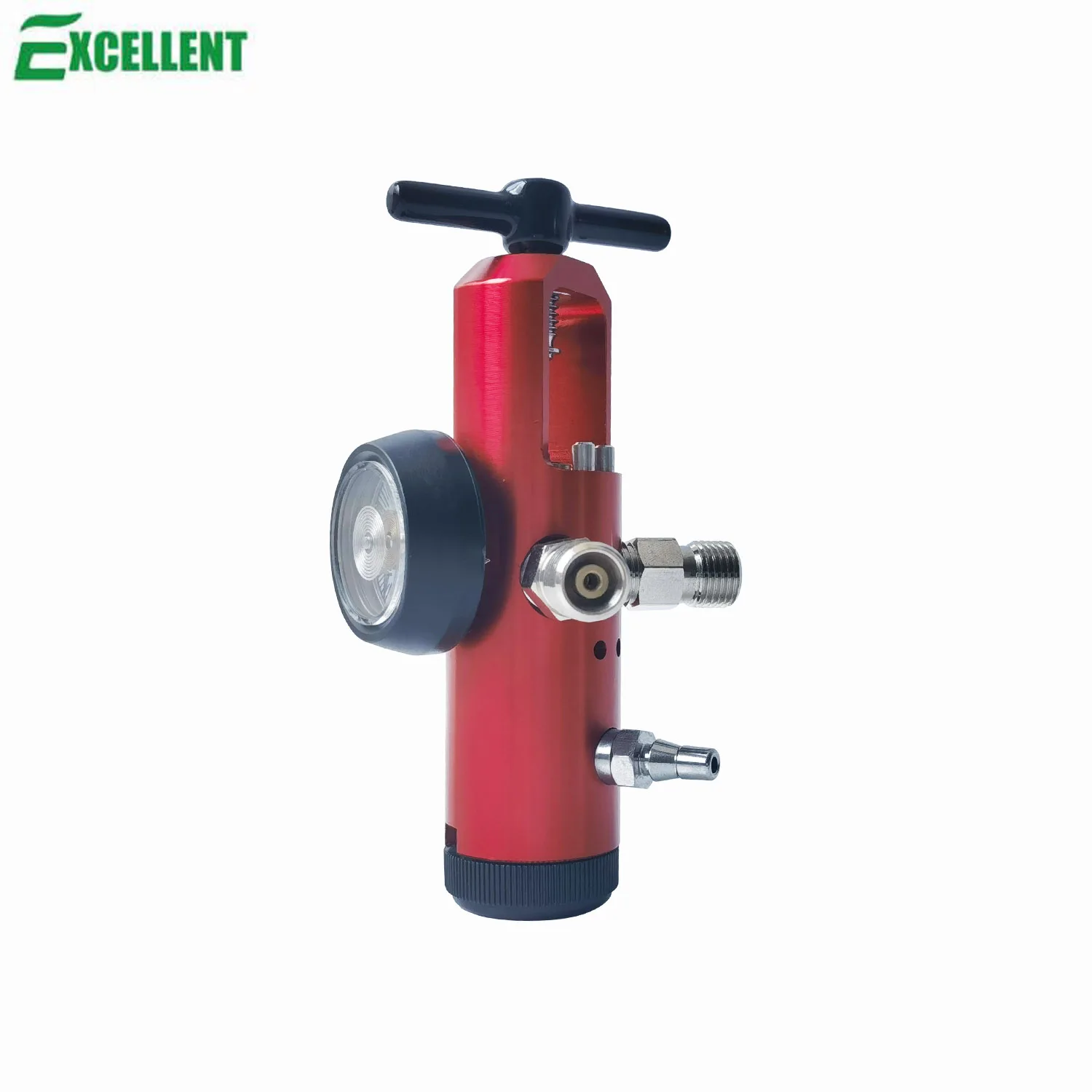 Red Color Medical Click Style First Aid Cga870 Oxygen Tank Regulator 0 ...