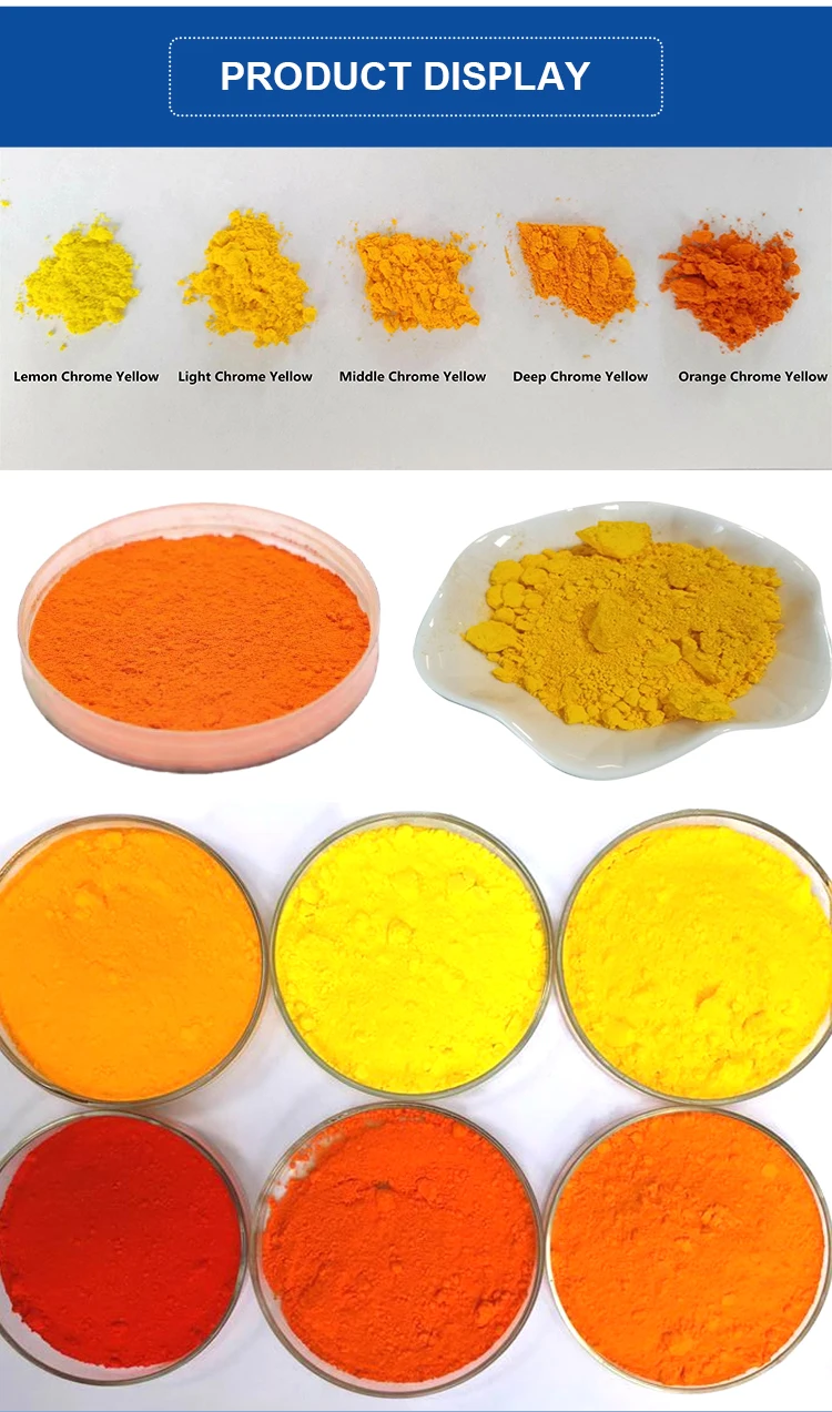 Lemon Deep/Medium Chrome Oxide Yellow Pigment for Road Painting ...