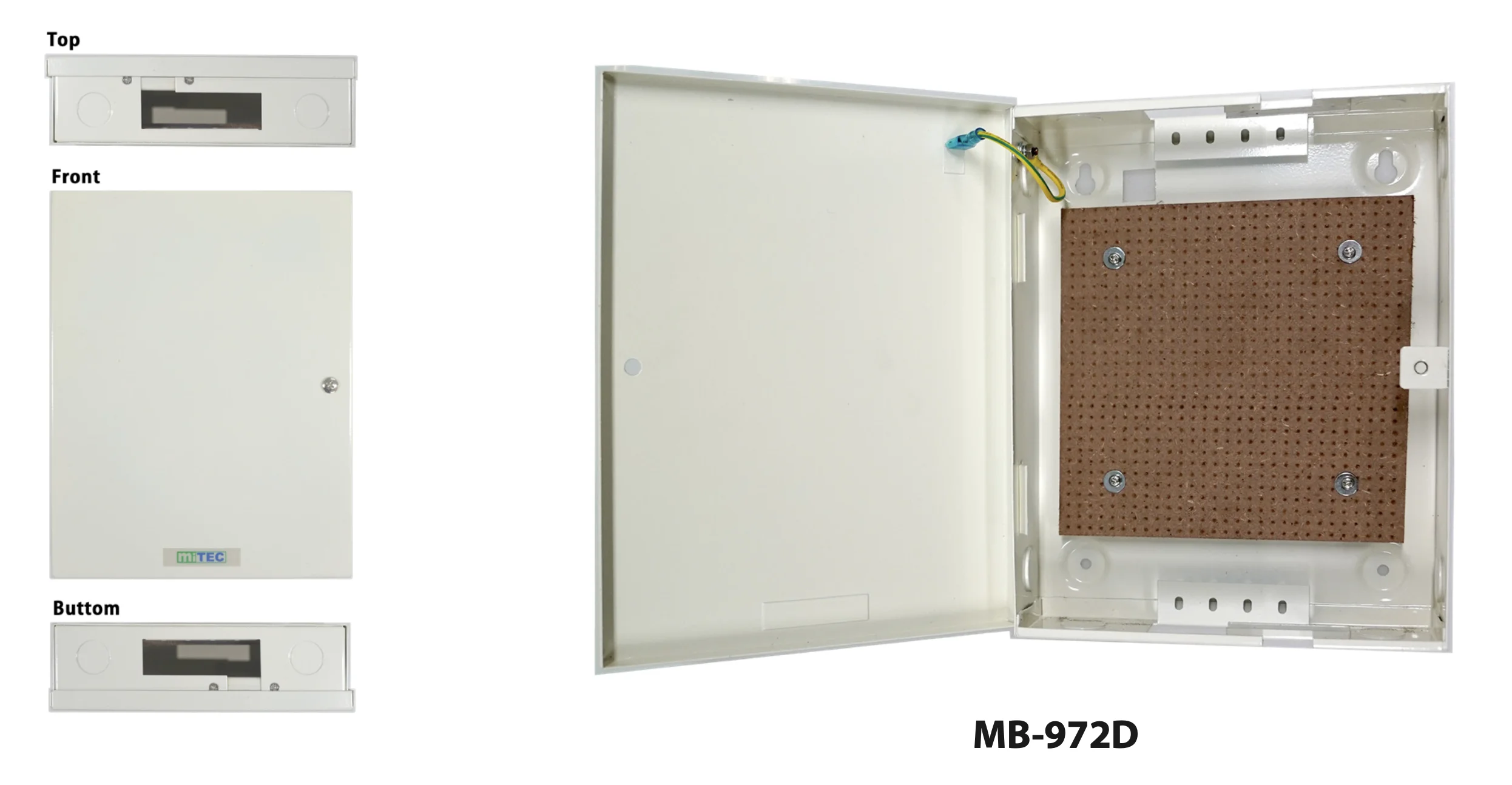 MiTEC Metal Electrical Junction Box - Indoor Distribution Box with Cam ...