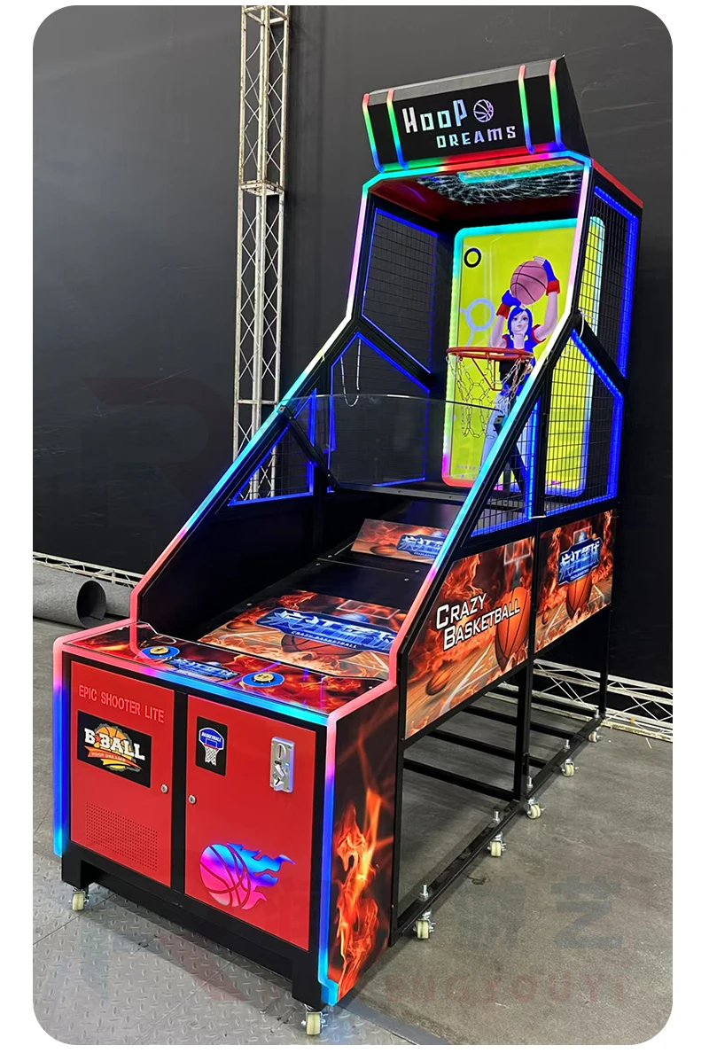 Basketball Storm Shooting Machine - Customizable Arcade Game