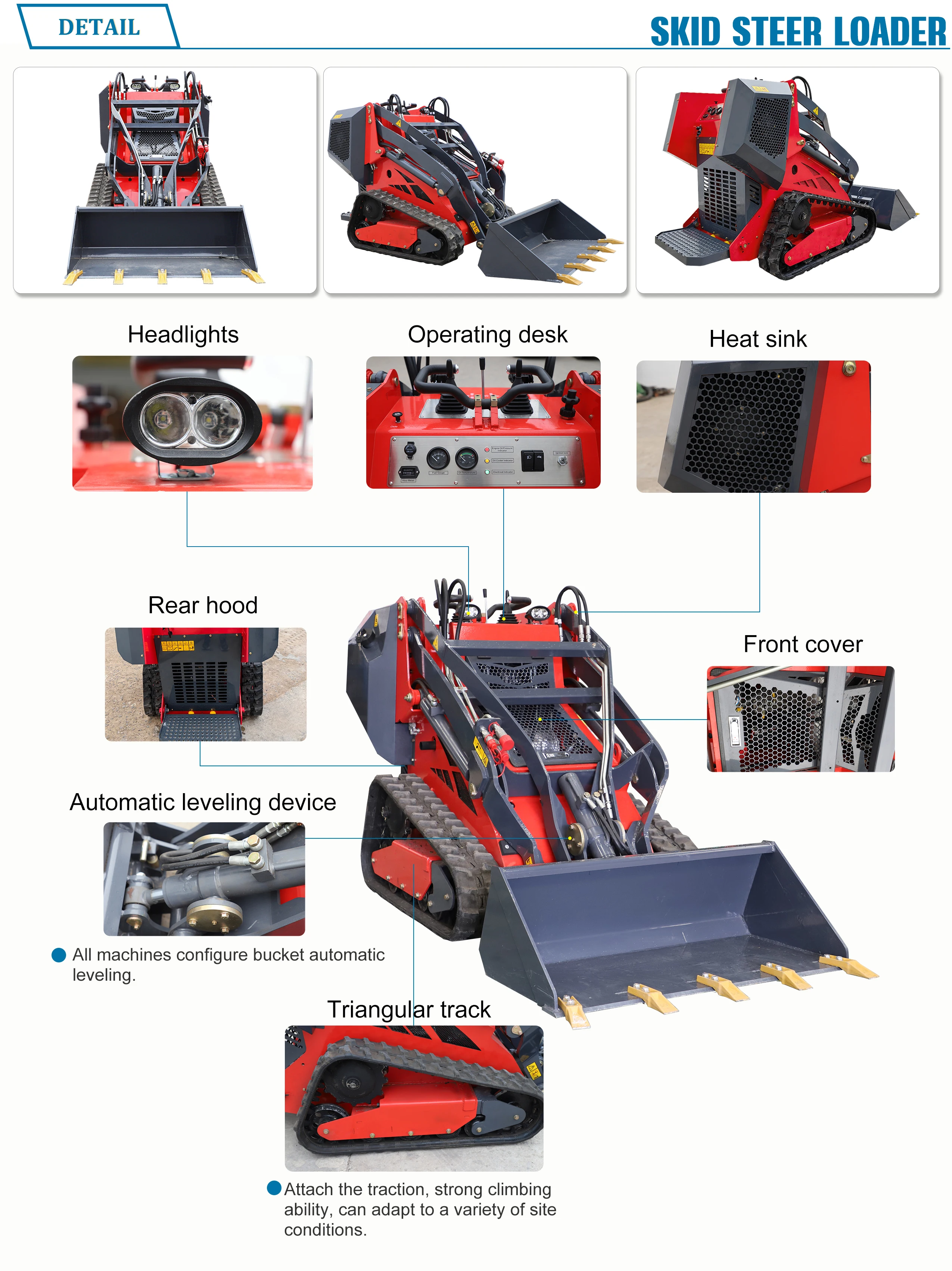 Dingo Mini Skid Steer Loader Auger Winter Snow Slower Track Tractor ...