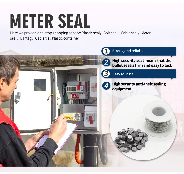 Jcms203 Tamper Water Meter Electric-meter-lead-seal Polycarbonate Meter ...
