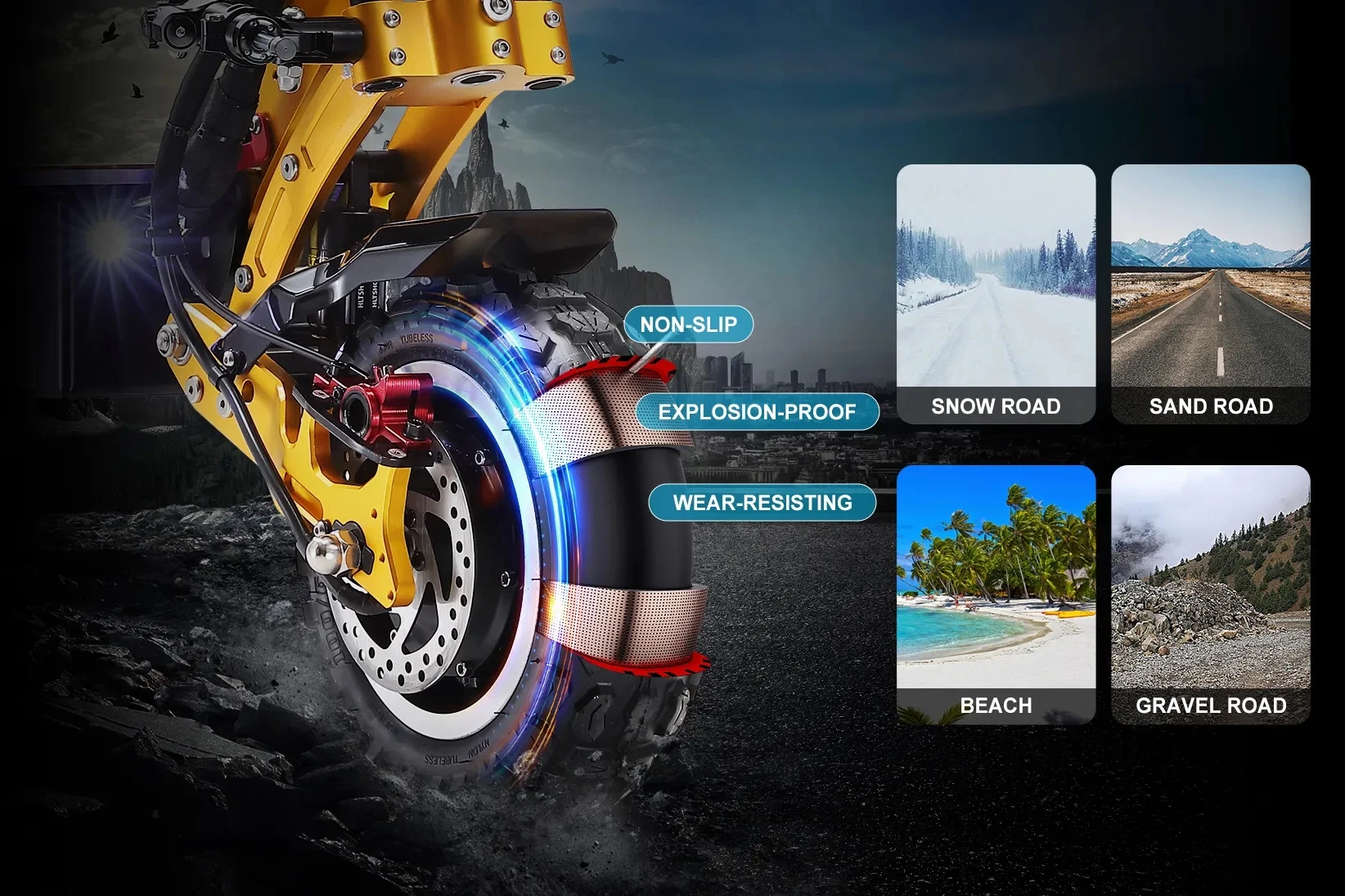 6000watt Dual Motor Escooter - Fast, Foldable, and Versatile