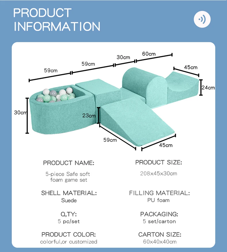 Combinational Softplay Equipment - Dry Pool with Balls