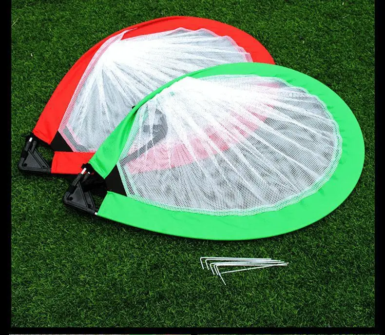 Portable Foldable Football Soccer Ball Nets Training Equipment Pop Up ...