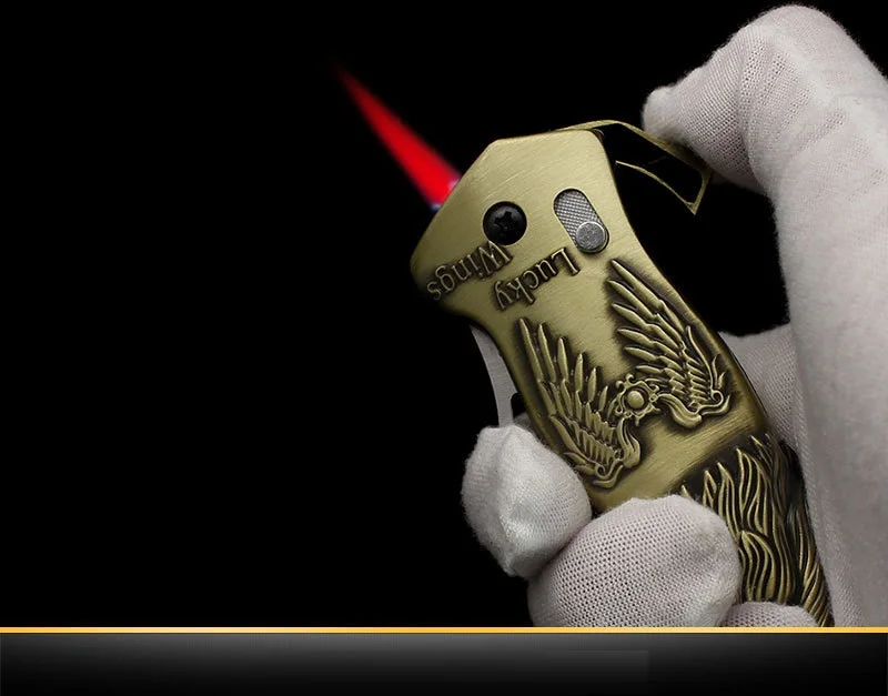 Multifunctional Eagle Head Lighter Cigarette Set Creative Metal ...