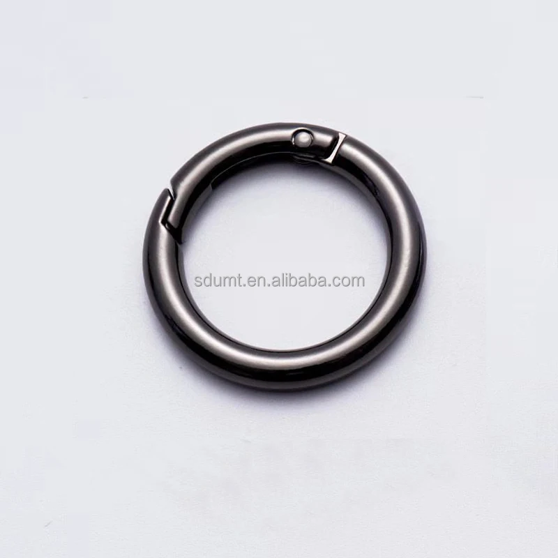 Zinc Alloy Gold Metal Spring Open Gate Ring O Ring All Size Available ...