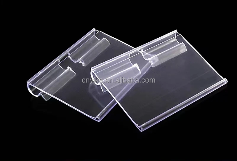 60*42 PVC Plastic Price Tag Holder Label Steel Hanging Tag for ...