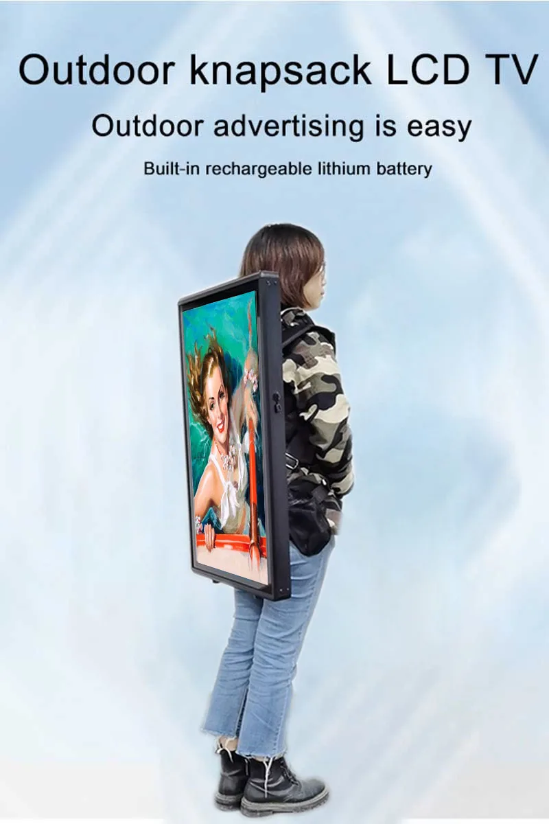 New Arrival Android Usb Advertising Backpack Digital Signage And ...