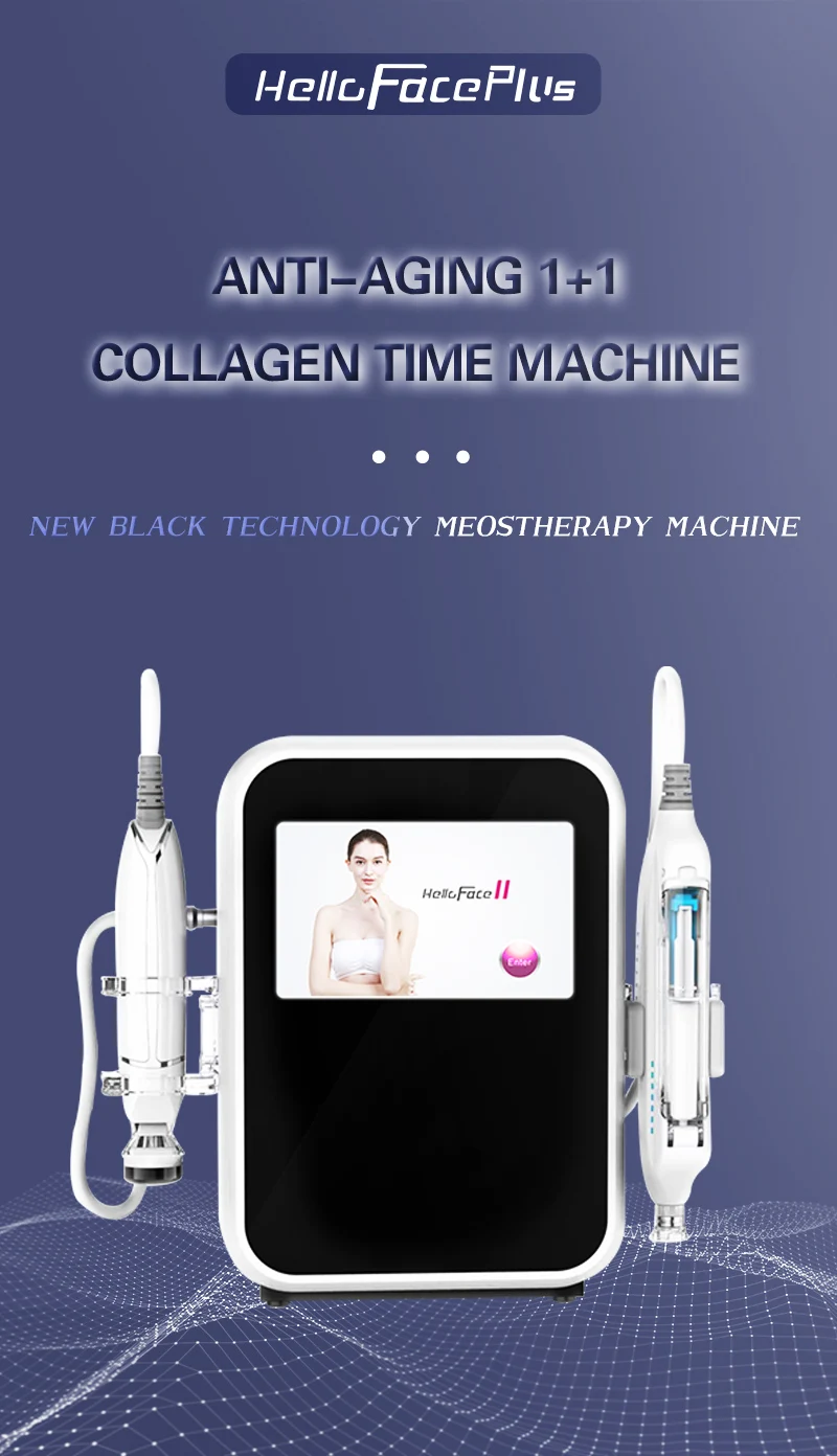 New 2 In1 Rf No Needle Mesogun No-needle Mesotherapy Device Meso Gun ...