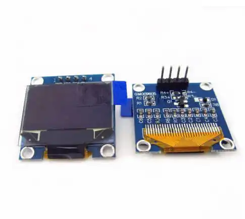 0.96" Inch I2c Iic Serial 128x64 Oled Lcd Ssd1306 Blue Display Module ...