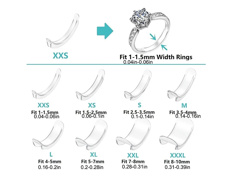 8 Ring Shrinker Tools - Adjust Jewelry Fit Perfectly