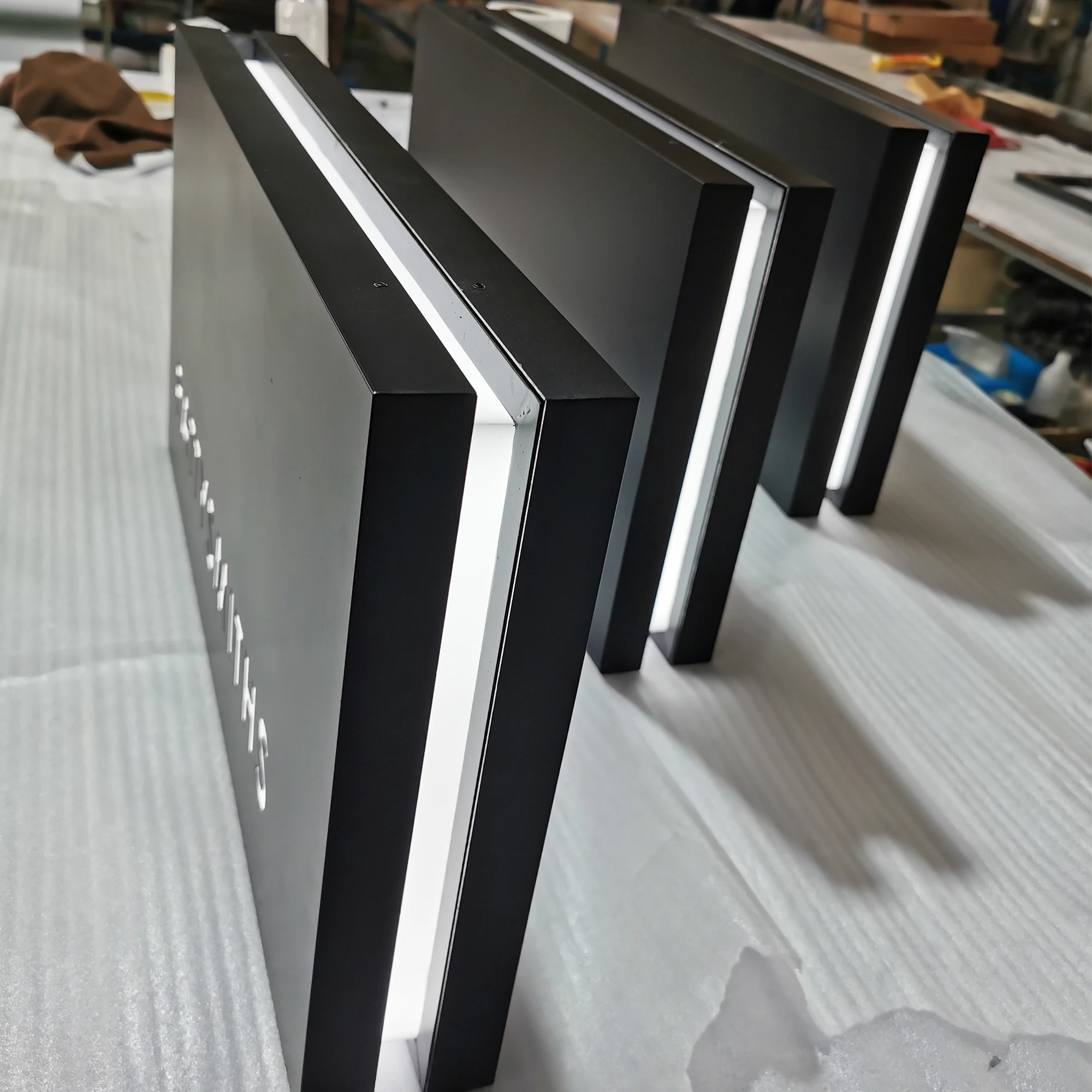 Custom Double Sided Blade Sign Side-illuminated Led Light Box Cabinet ...