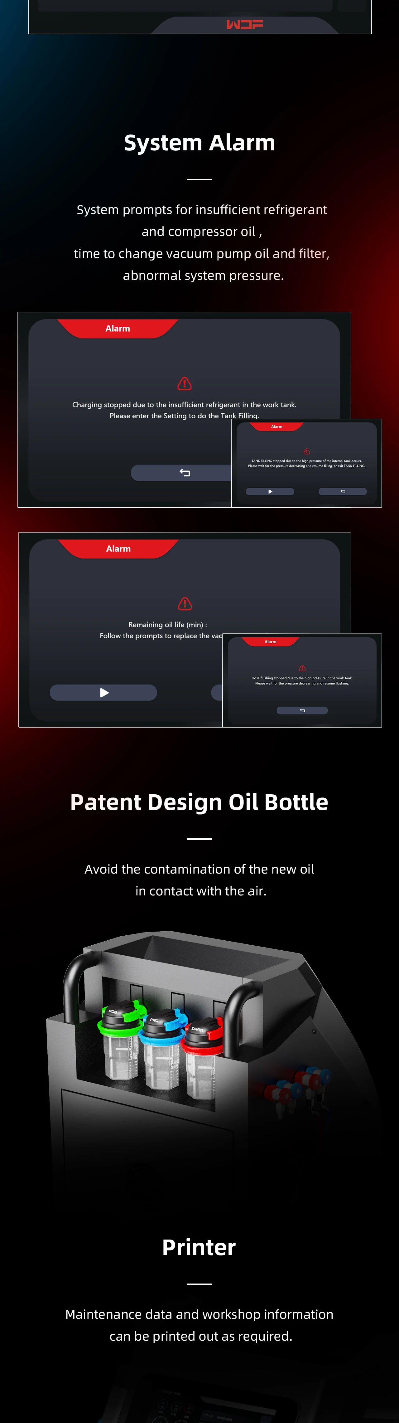 X549 Dual System Automobile Refrigerant Service Machine X549 R1234a&R1234yf Auto A/C Recovery ...