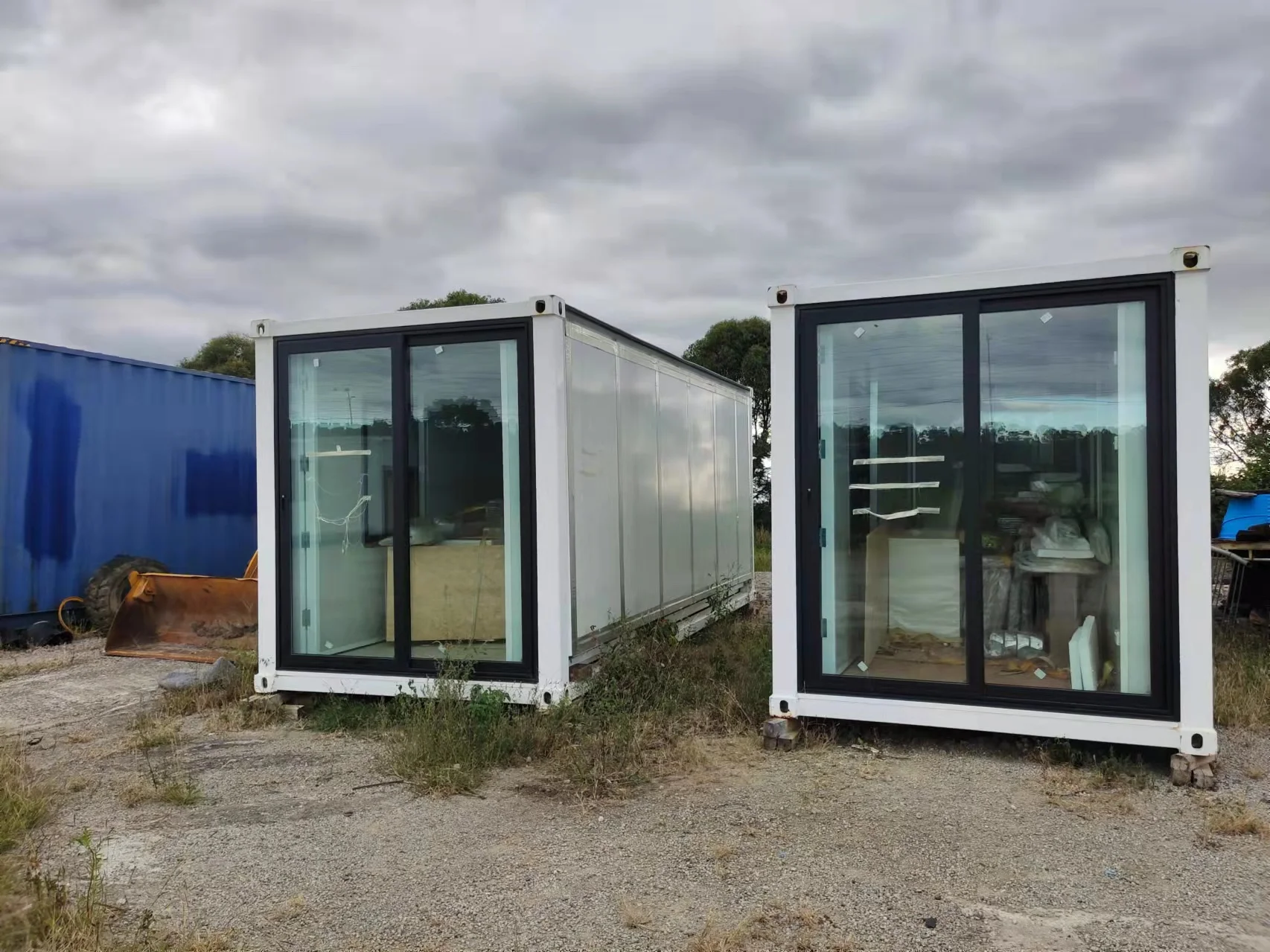 20 40ft Folding Light Steel Framing Expandable Modular Container Flat Pack Aluminum Ready Made ...