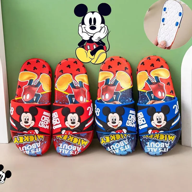 Children Boy Cartoon Mk Plastic Slipper For Indoor Outdoor Casual Kids ...