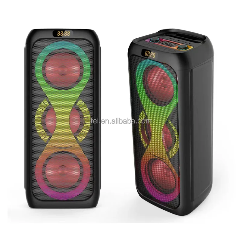 Dual Three 8 Inch Speaker - Big TWS Rechargeable Speaker