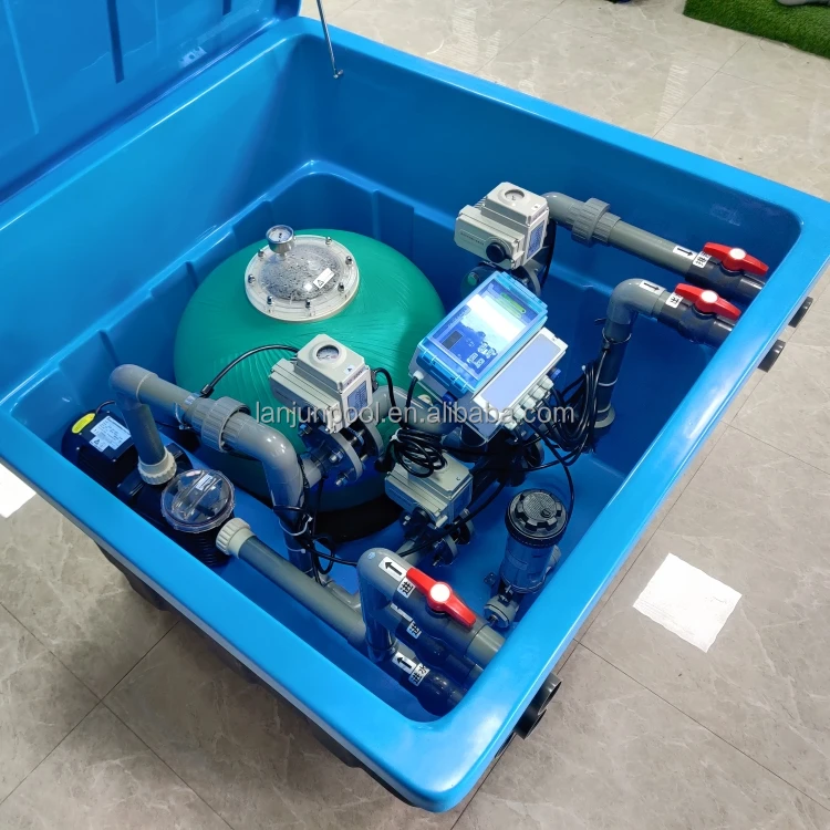 2.5hp Sand Filter Filtration Pump Combo Automatic Doser Circulating ...