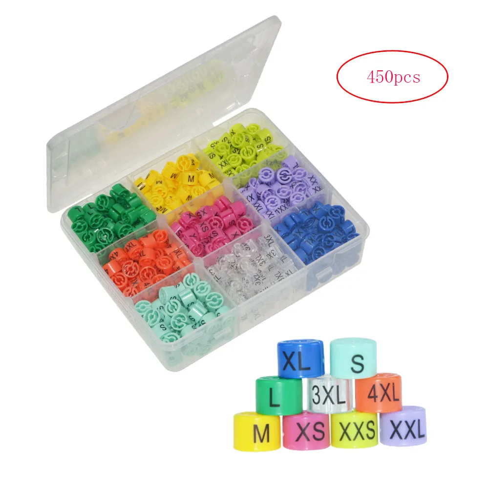 Custom Plastic Hanger Size Marker for Clothing Organizers