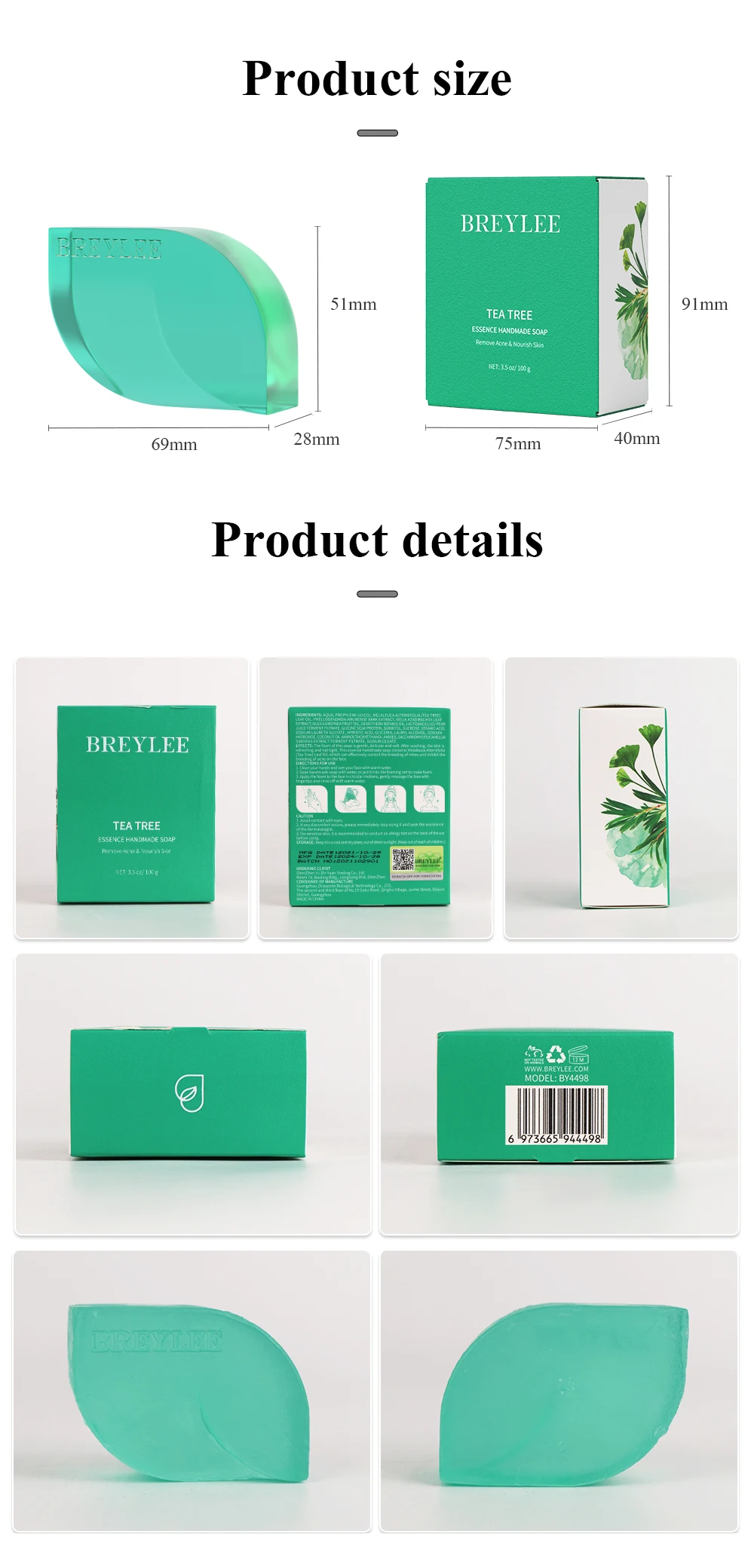 Breylee New Arrivals Natural Tea Tree Essence Deep Cleaning ...