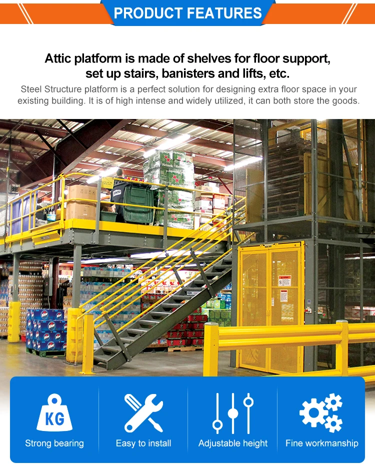 Factory Storage Rack Steel Structure Pallet Racking Mezzanine Floor ...