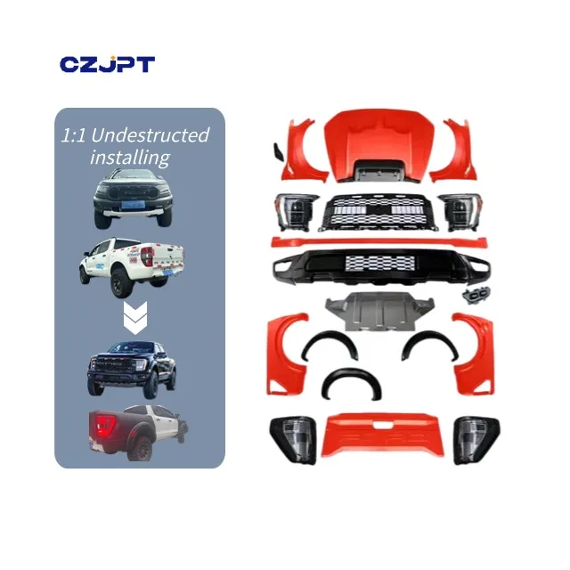 Auto Parts Retrofit Body Kit for 2012-2021 Ford Ranger Upgrade to ...