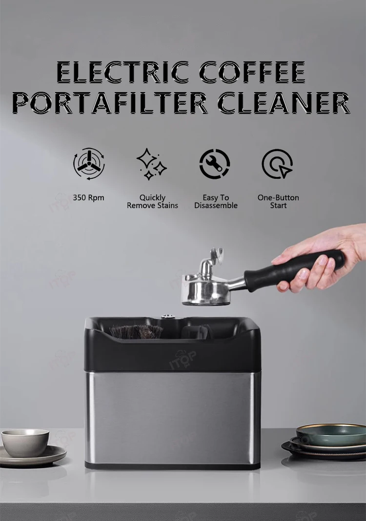 Barista Tools Equipment Electric Coffee Grounds Knock Box Machine ...