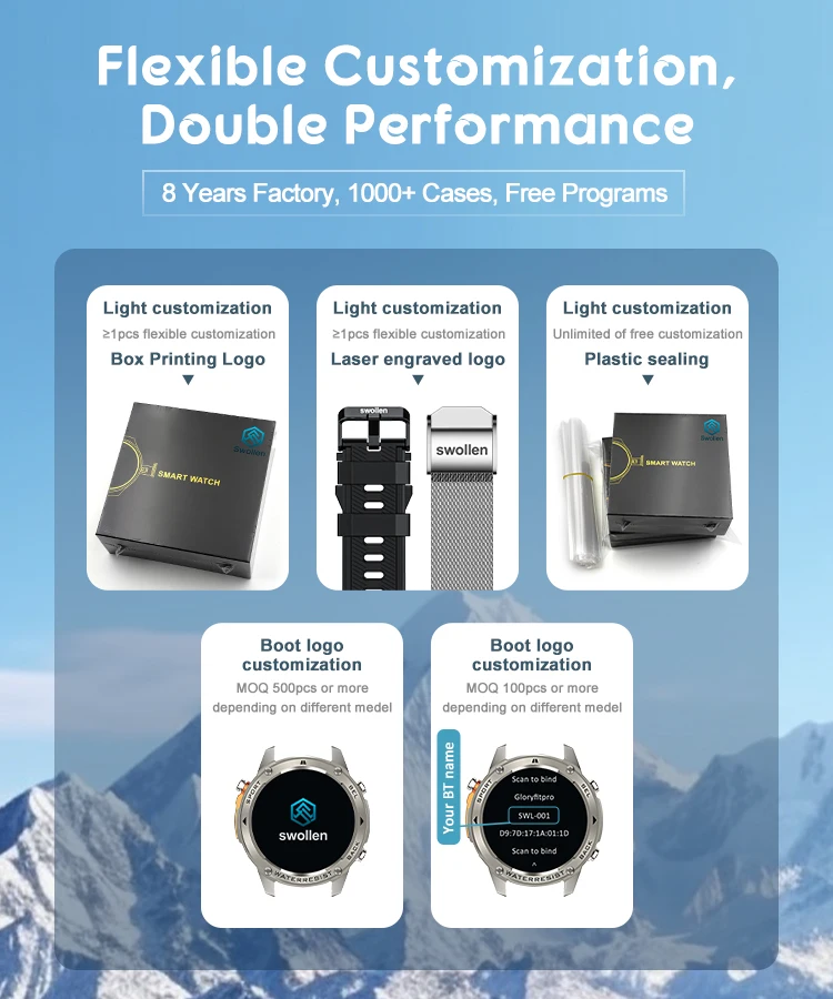 DM58 GPS Sports Reloj Smart Watch - 500mah Battery Power