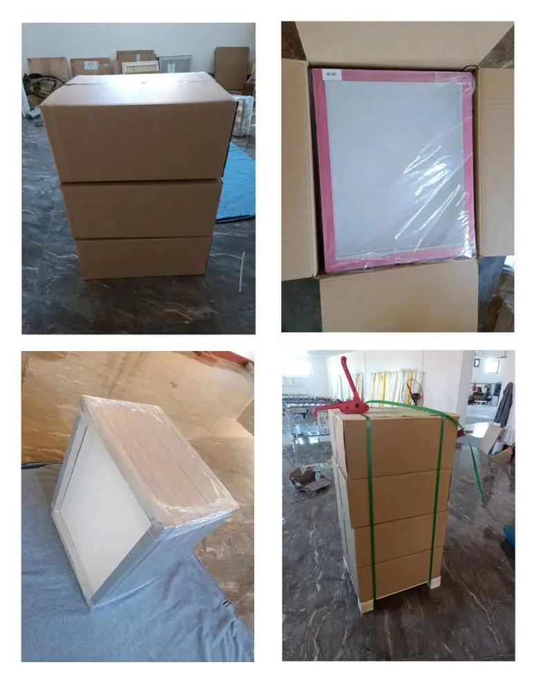 Smt Aluminum Stencil Frames With Mesh And Stainless Steel For Pcb ...