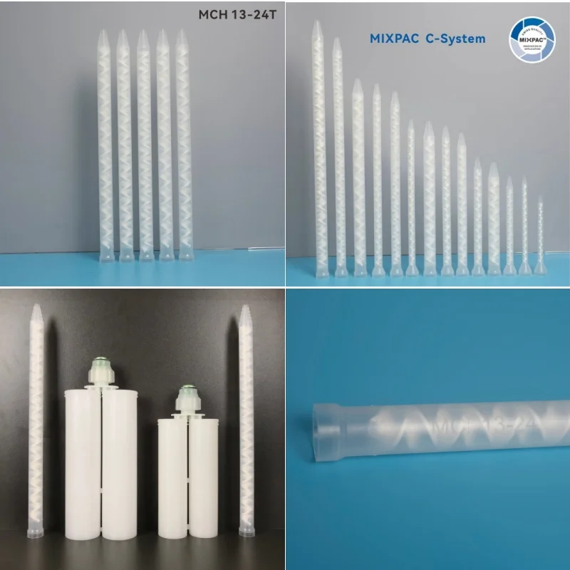 SULZER MIXPAC MCH 13-24T STATIC MIXERS Mixing Clamb Bell Inner ...