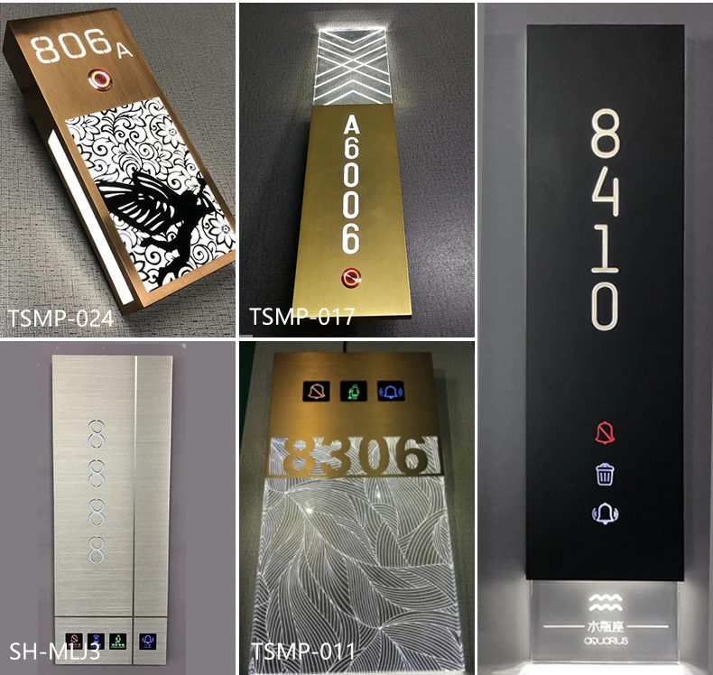 Customized Smart Hotel Plates - Unique Door Room Signs