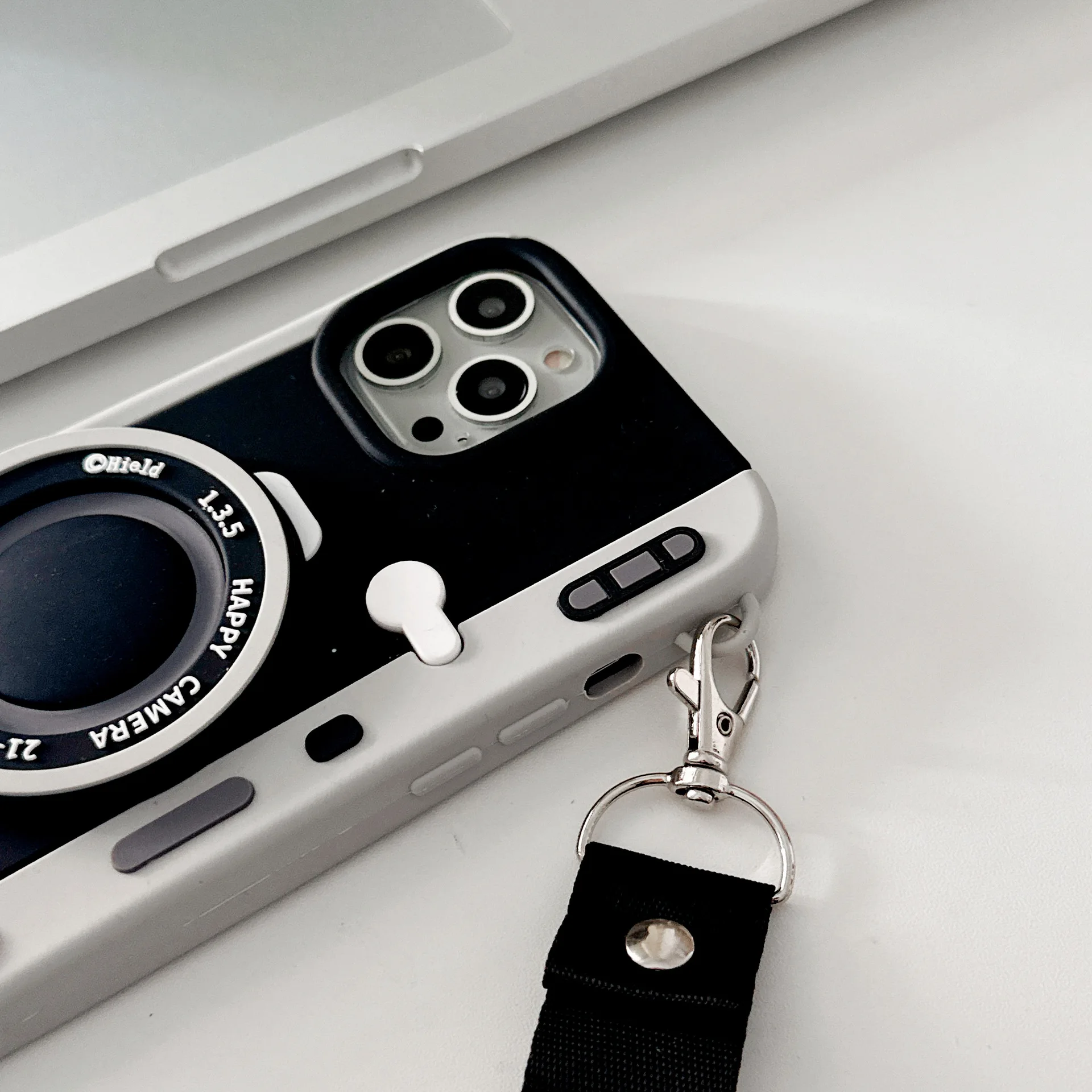 Hot Sale Vintage Camera Long Strap Crossbody Hanging Neck Phone Case ...