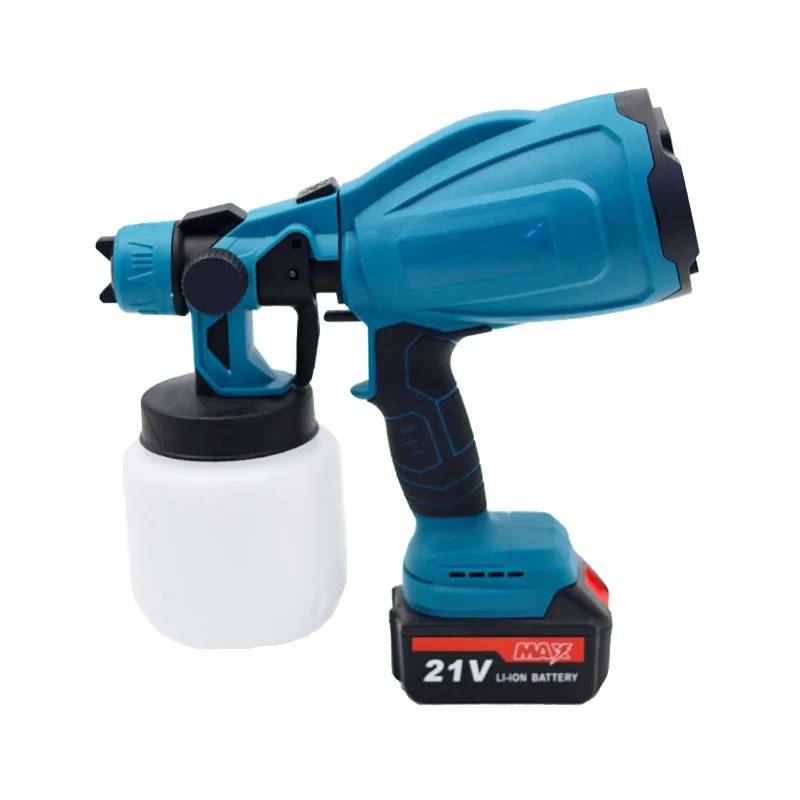 21v Lithium Battery Rechargeable Paint Spray Gun Tools