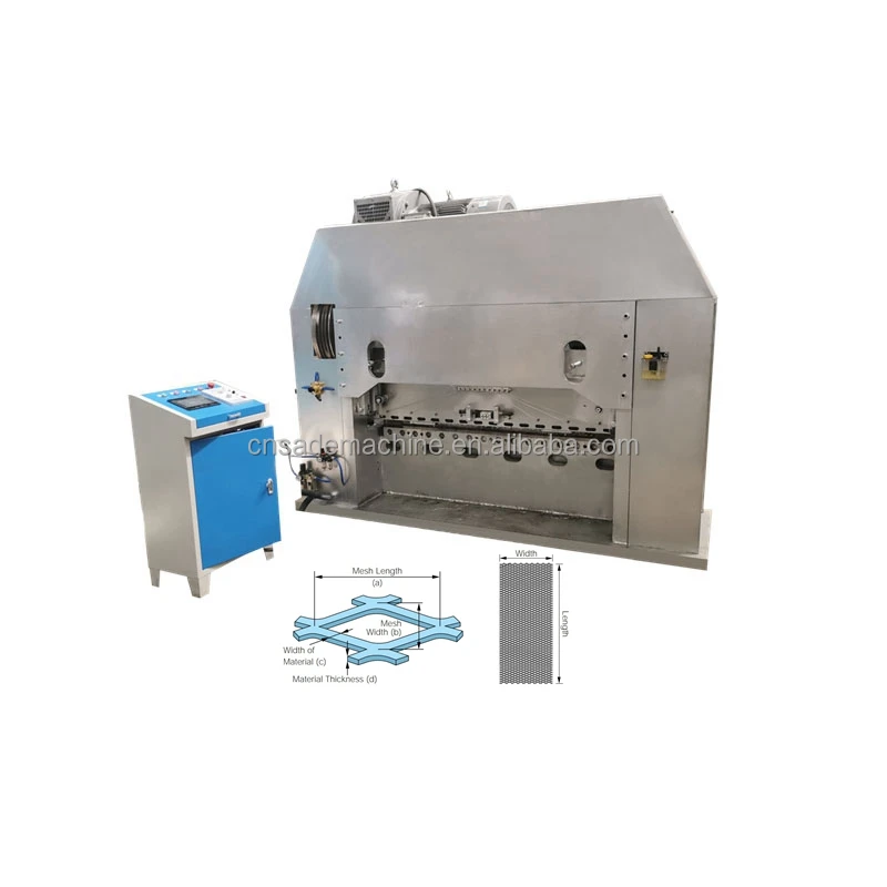 Automatic Expanded Metal Mesh Punching Machine for Air Filters Outer ...