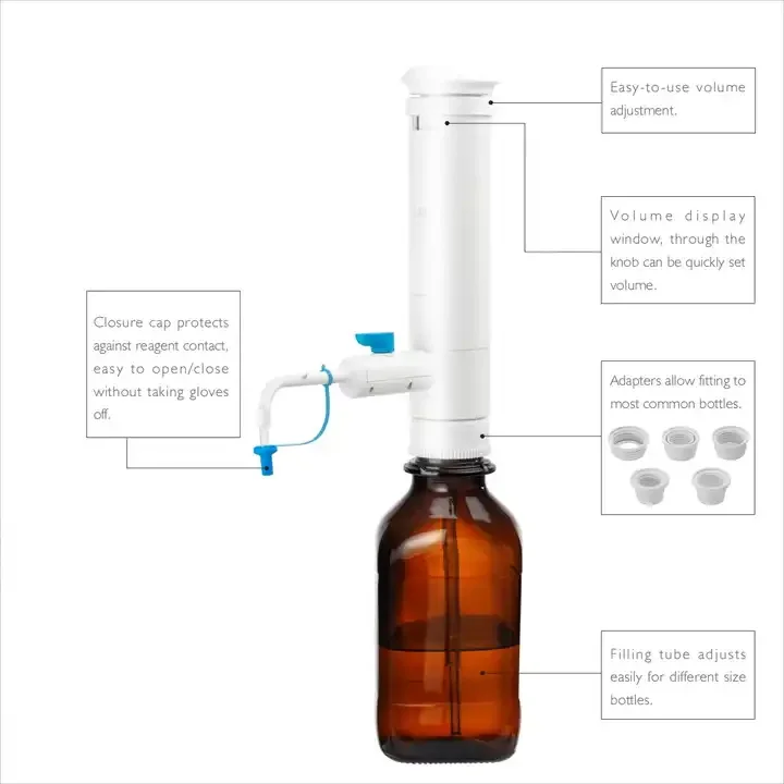 IKEME Laboratory Bottle-Top Dispensers - Precise & Reliable