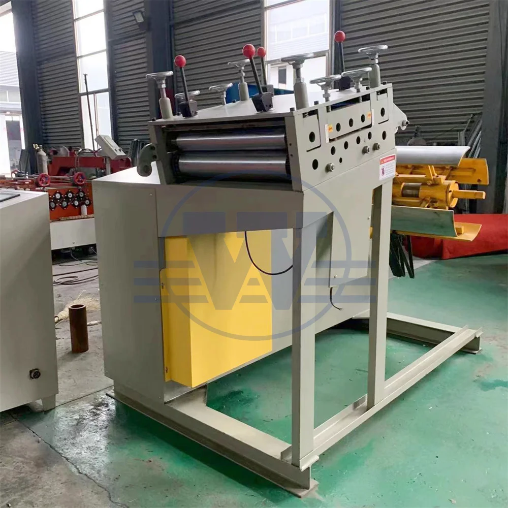Sheet Metal Coiling Straightening Machine 2 In 1 Decoiler Straightener Feeder - Buy 3 In 1 ...