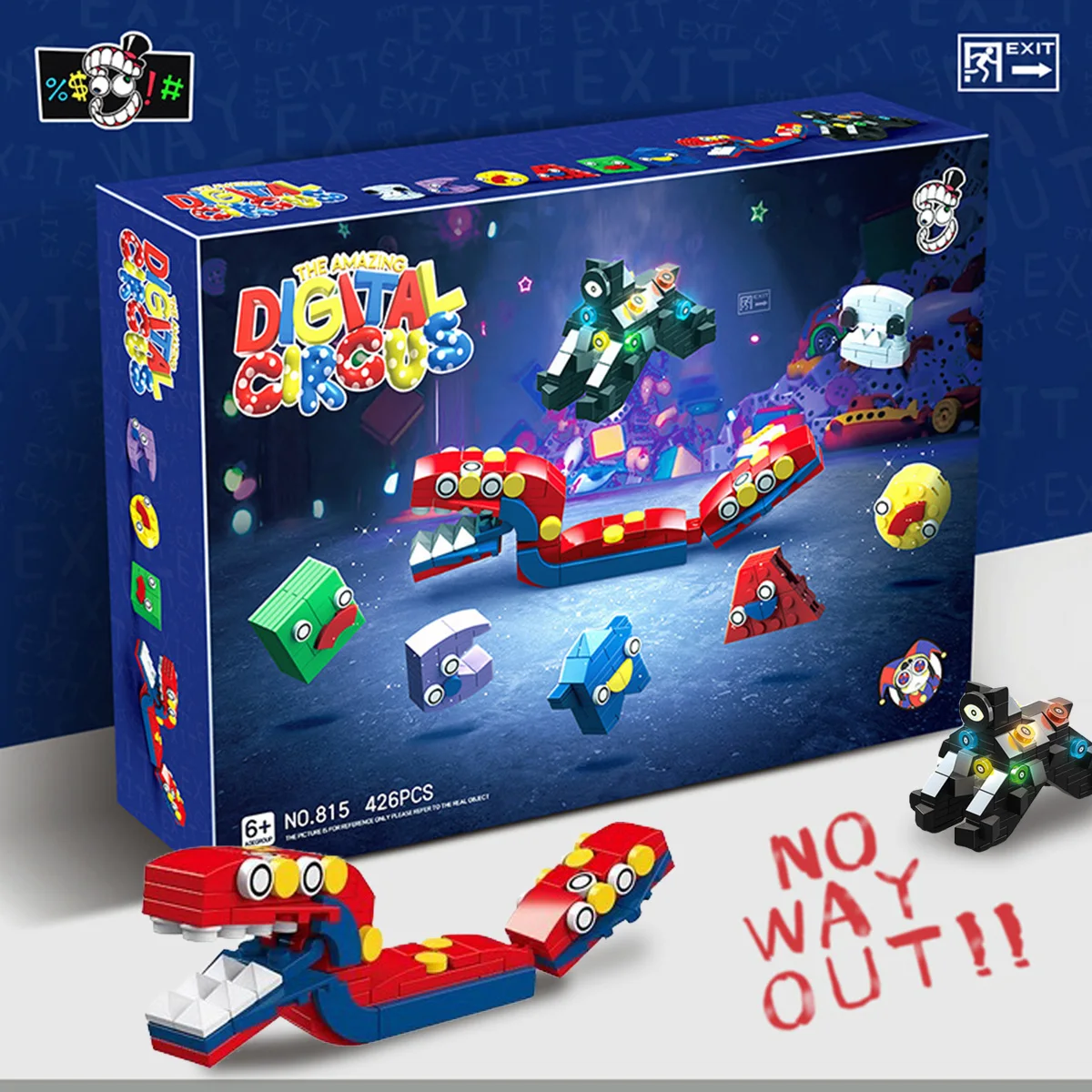 2024 Hot The Amazing Digital Circus Series Kids Diy Bricks Toys ...