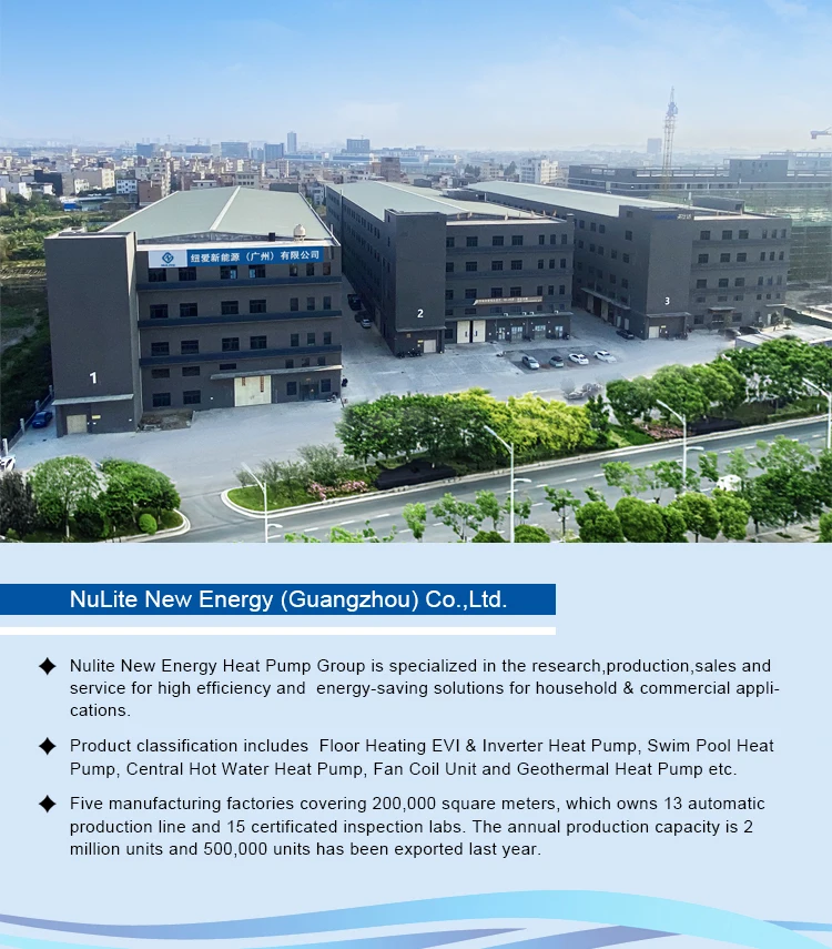 Nulite Heatpump R290 R32 - Efficient Air to Water Solutions