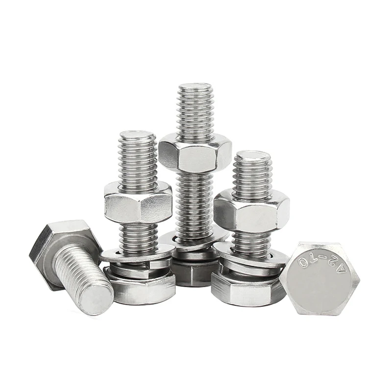 High Quality M4-M16 Stainless Steel Bolt Set - DIN