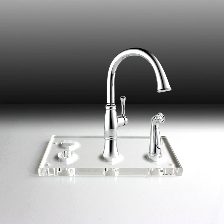 Apex Transparent Acrylic Faucet Display Rack Acrylic Tap Display Stand ...