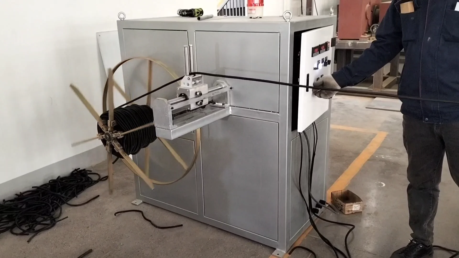 Fosita Hot Selling Plastic Hose Pipe Coiler Winder Machine Automatic ...