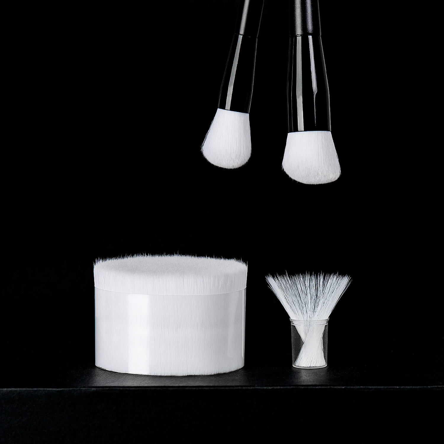 Synthetic Tapered Pbt Filament White Nylon Fiber Sable Hair Replacement ...