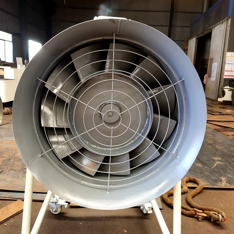 Tunnel Axial Blower Fan With Wheels And Exhaust Smoke - Buy Welded ...