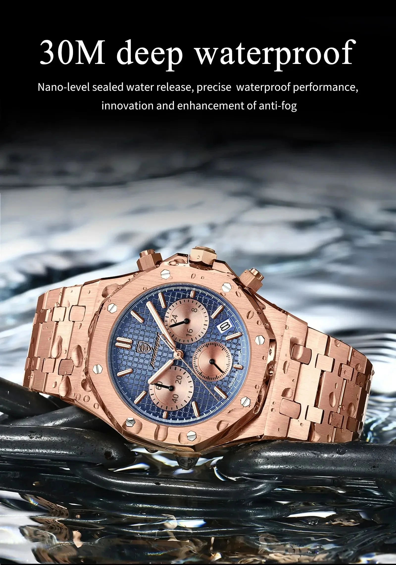 2024 POEDAGAR 926 Watch - Stylish & Durable Men's Timepiece