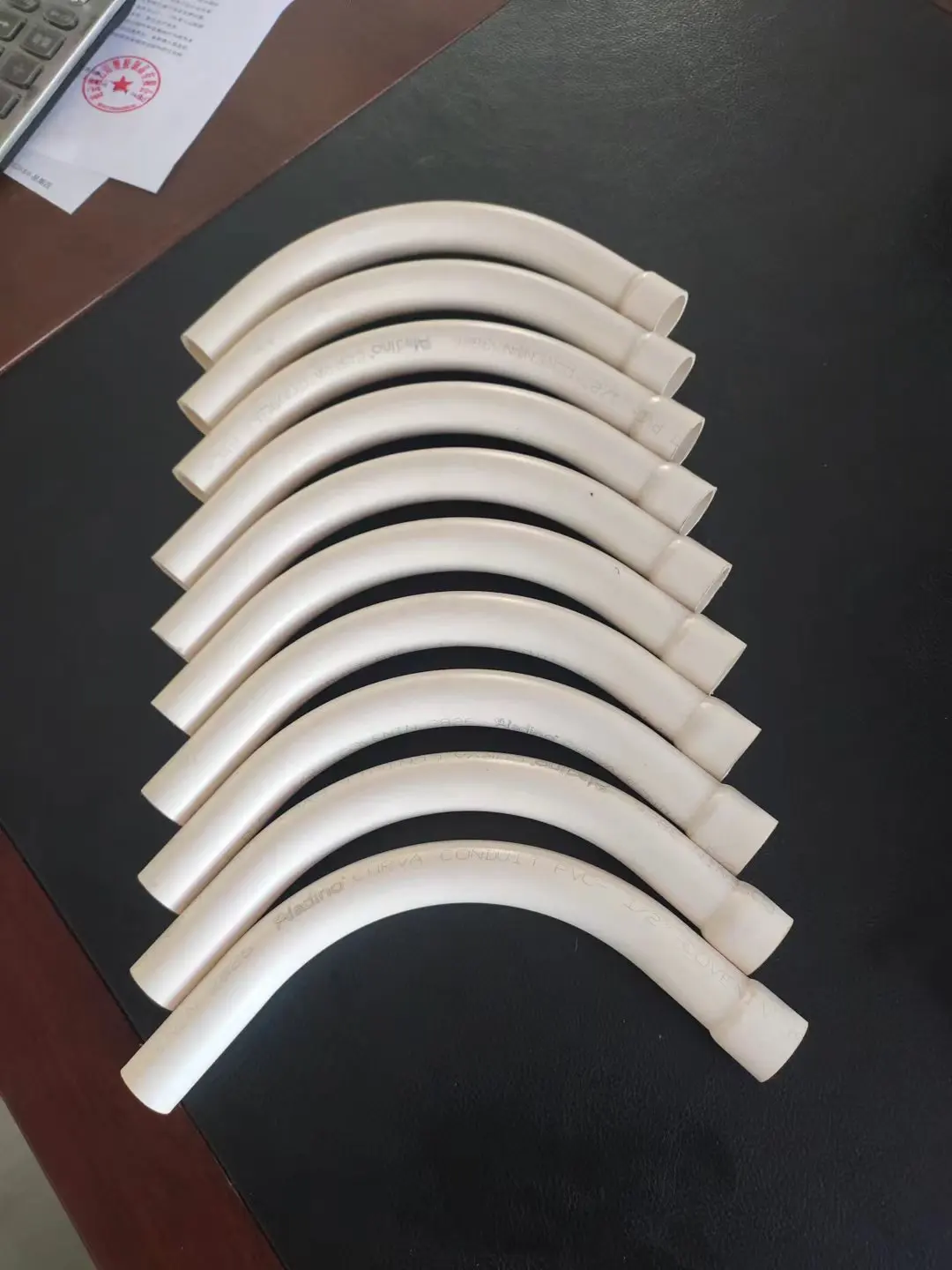 Electrical PVC Conduit Bend 100mm 45-Degree Sweep Radius Plastic ...